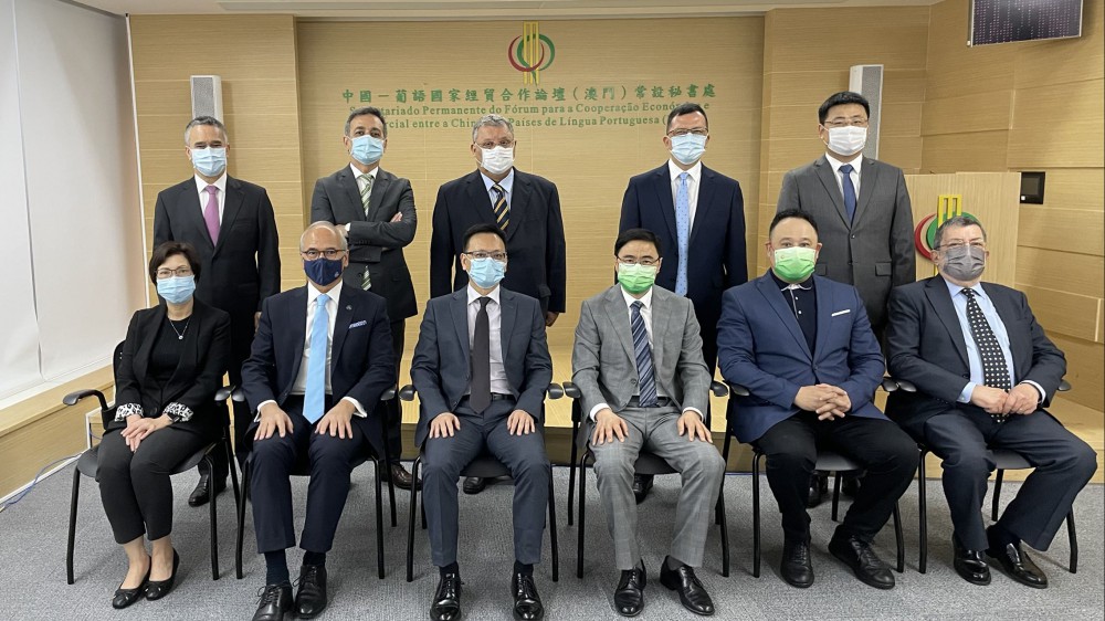 CCILC-Macau visited Ji Xianzheng, Secretary-General of the Permanent Secretariat of Forum for ...